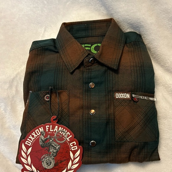 DIXXON | Shirts & Tops | Dixxon Flannels For Kids Size Xs Brown And ...